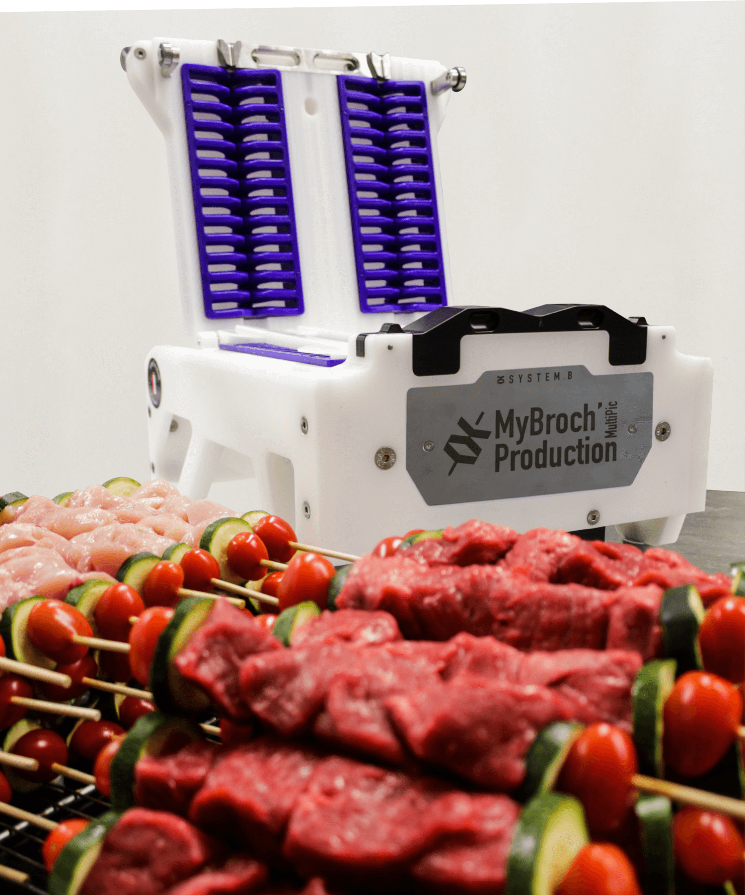 MyBroch Multipic - Skewer machine semi-automatic - System B